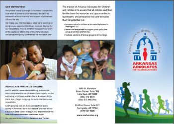 AACF General Brochure Arkansas Advocates for Children and Families (AACF)
