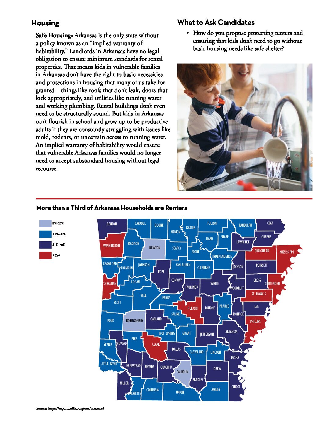 Housing Arkansas Advocates for Children and Families (AACF)