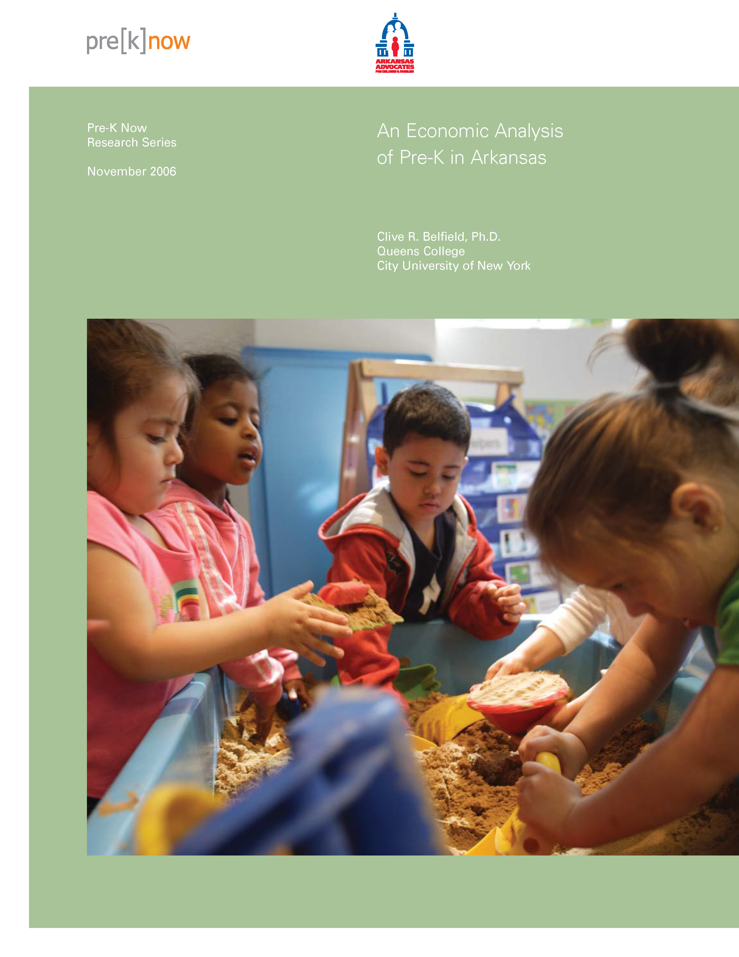 An Economic Analysis Of Pre K In Arkansas Arkansas Advocates For An Economic Analysis Of Pre K In Arkansas Arkansas Advocates For
