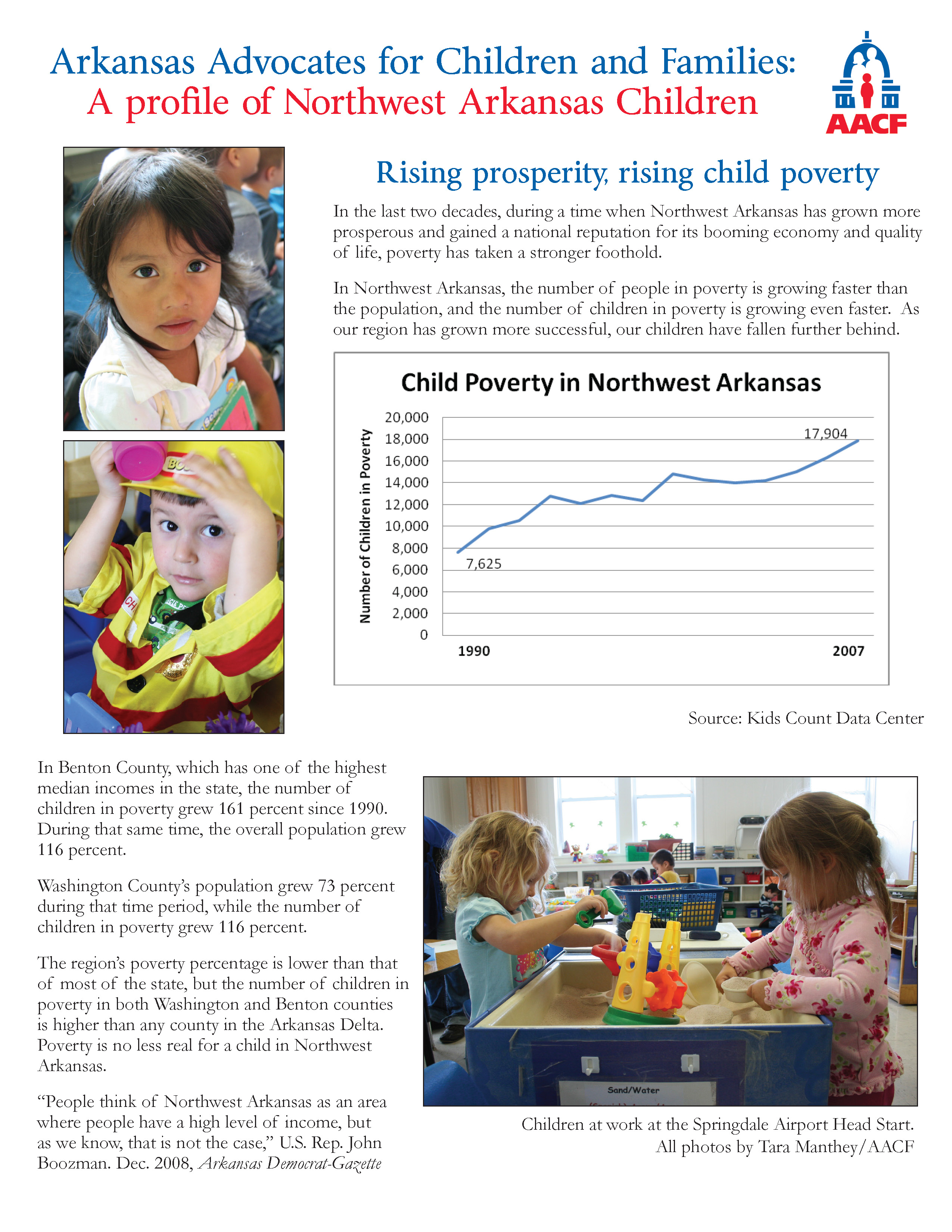 AACF: A Profile of Northwest Arkansas Children Arkansas Advocates for ...